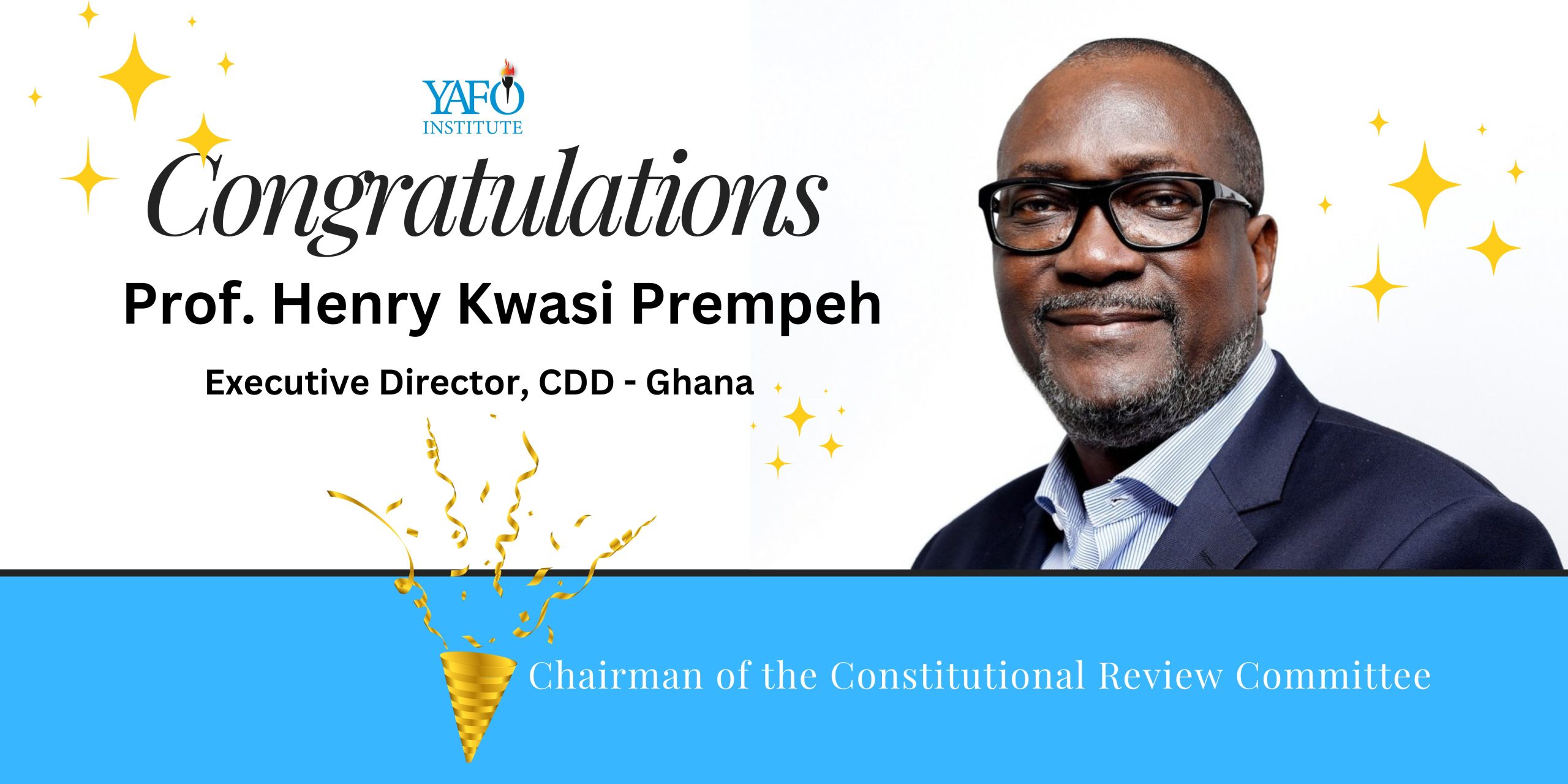 The YAFO Institute Congratulates Prof. Henry Kwasi Prempeh - YAFO ...